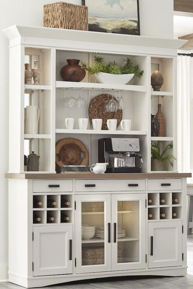 Parker House® Americana Modern 2-Piece Cotton/Weathered Natural Buffet ...