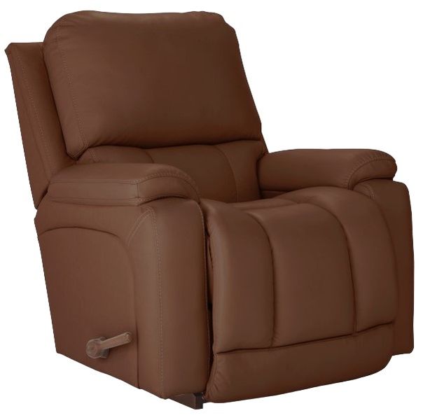 La-Z-Boy® Greyson Caramel Leather Manual Rocking Recliner | Store For ...