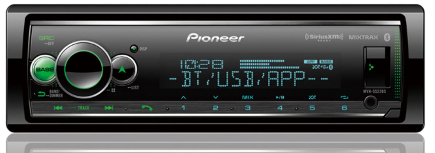 Pioneer MVH-S522BS Digital Media Receiver | Paradyme