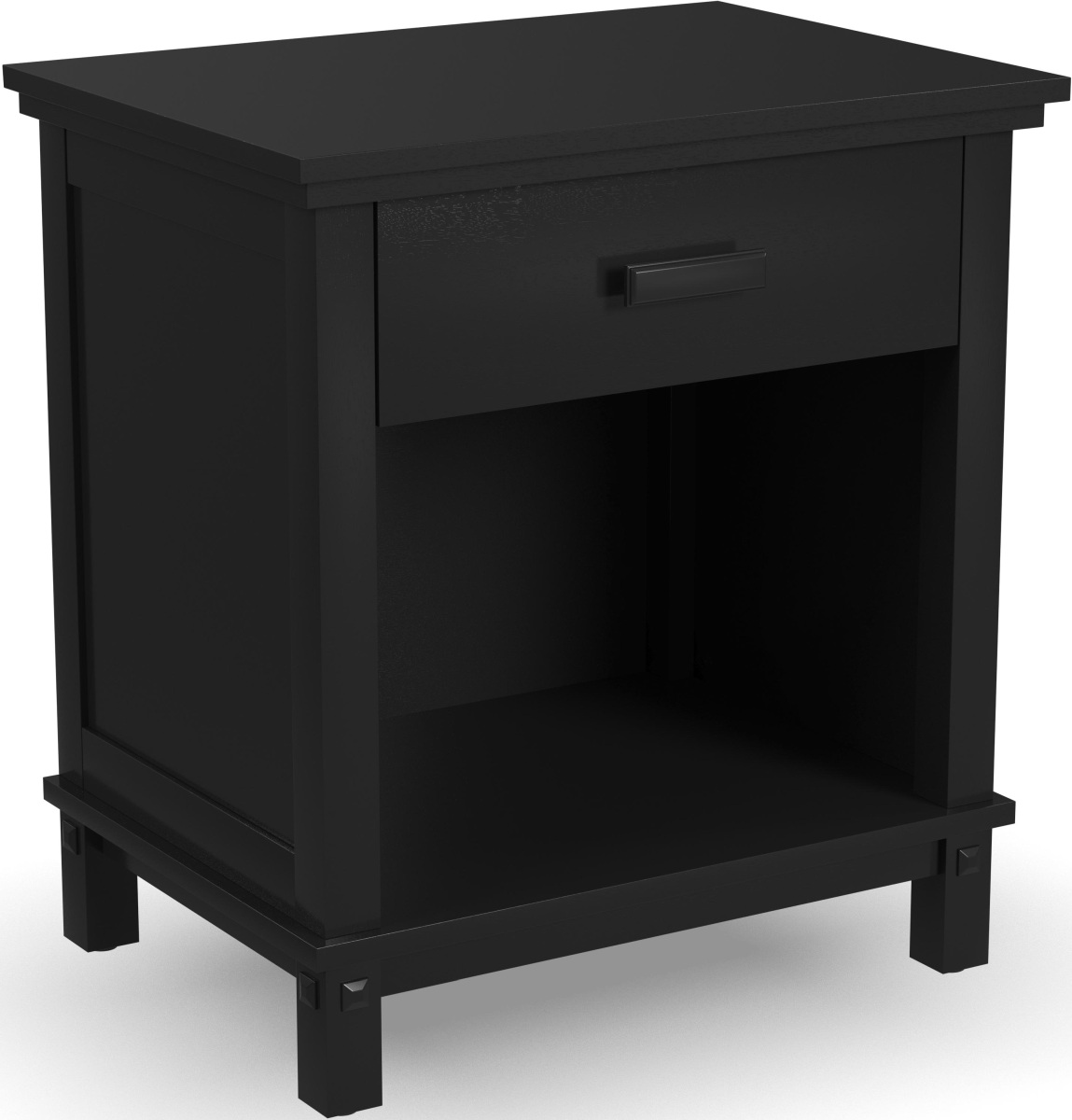 homestyles Oak Park Black Nightstand Big Sandy Superstore Furniture Mattress Appliance Superstore