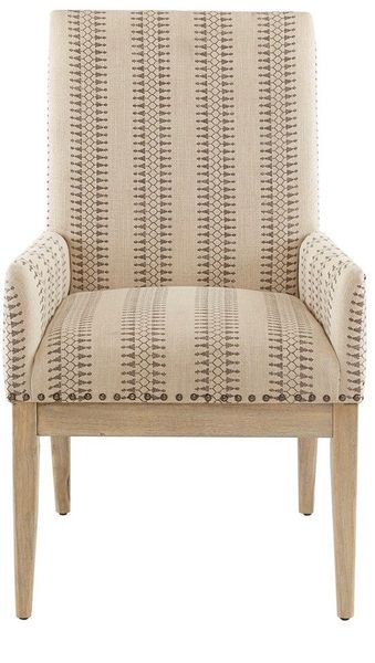 Olliix by Madison Park Natural Set of 2 Rika High Back Dining Arm ...