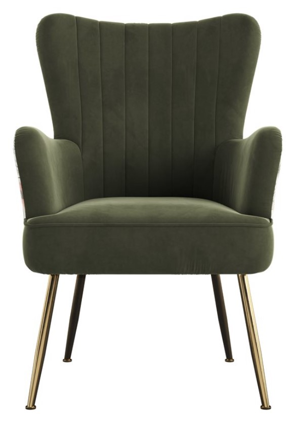 Emerald Home Amera Moss Green Accent Chair Sav Mart