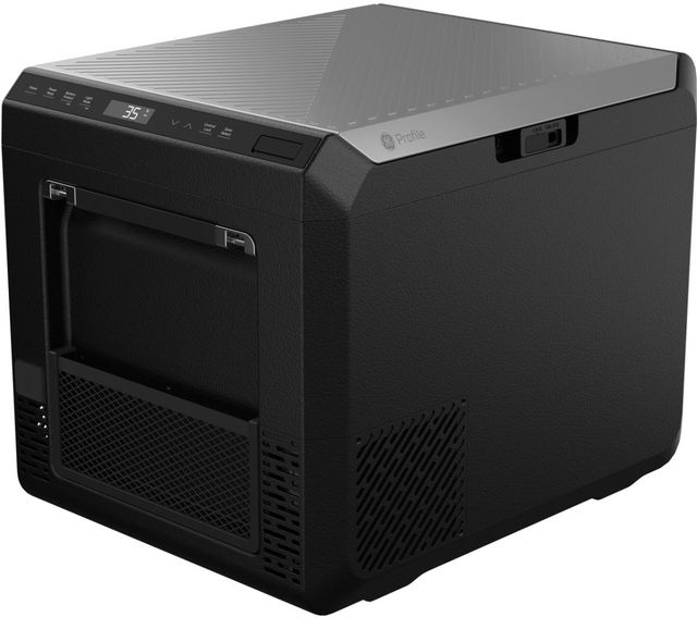 GE Profile™ 50 L Black/Concrete Gray Electric Cooler