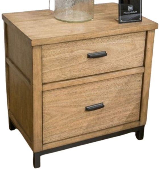 Benchcraft® Tomtyn Light Brown Nightstand | Comfort Center Furniture
