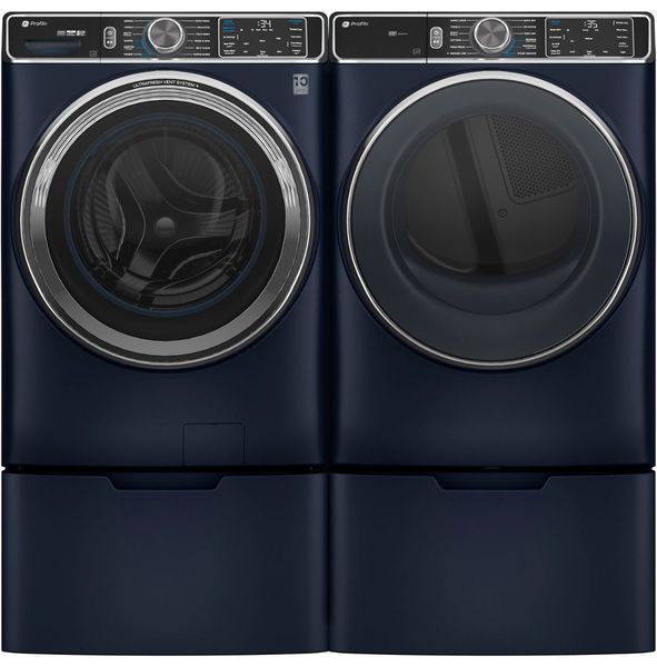 PFW870SPVRS | PFD87ESPVRS - GE Profile Front Load Laundry Pair with 5.3 ...