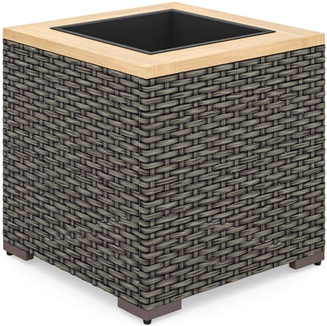 homestyles® Boca Raton Brown Outdoor Planter | Fischer Furniture ...