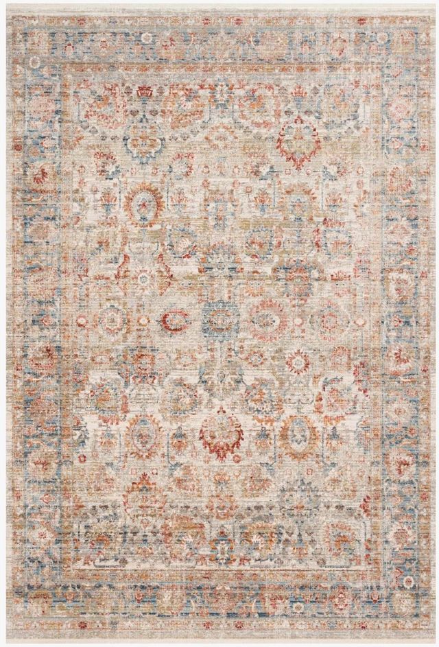 Loloi Claire Red/Ivory 8'x10' Rug | Fischer Furniture | Rapid City, SD
