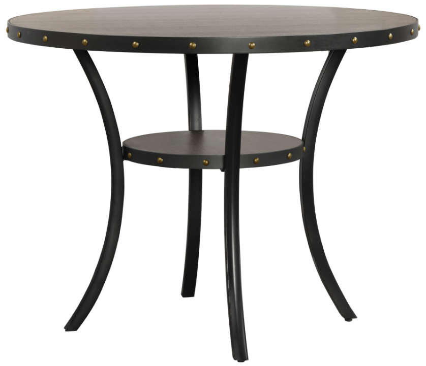 New Classic® Home Furnishings Crispin Gray 48" Round Counter Height ...