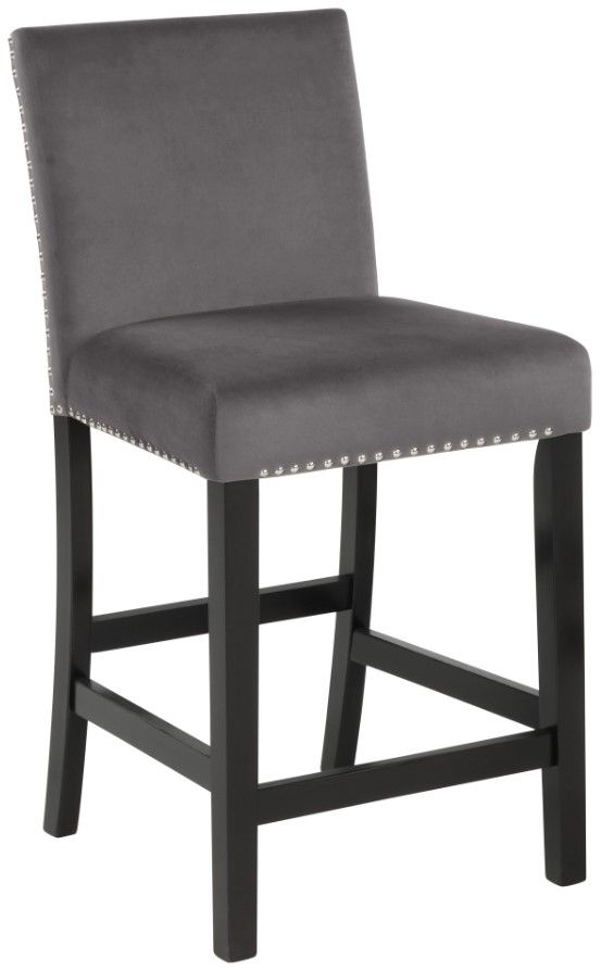 New Classic® Home Furnishings Celeste Espresso/Gray Counter Chair ...