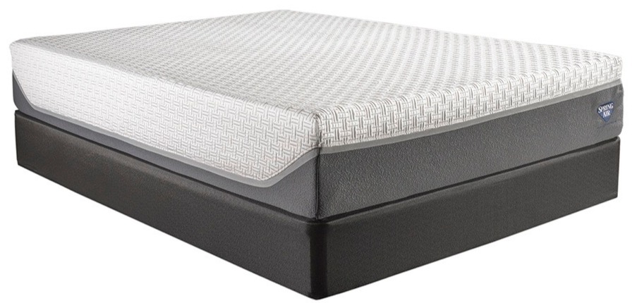 Spring air memory foam king size store