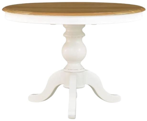 Bramble Customizable Farmhouse 42'' Round Dining Table | Livingston, TN