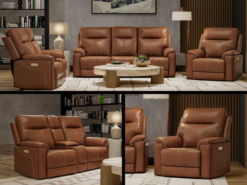 Music Almond Theater Sofa, Loveseat, and Recliner Set | Bob Mills Furniture