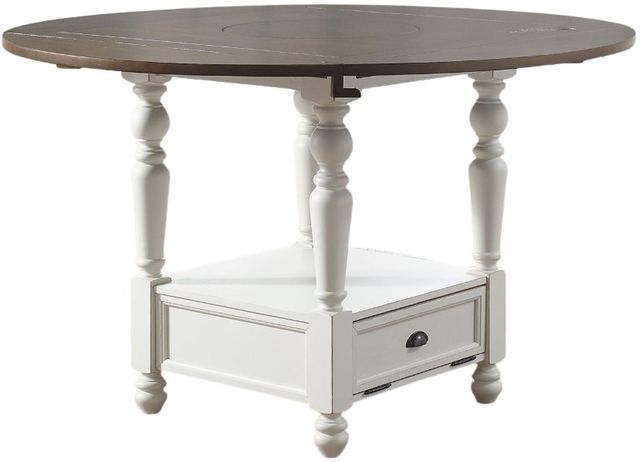 Steve Silver Co. Joanna Mocha Round Counter Height Dining Table with ...