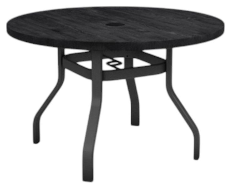 Homecrest™ Outdoor Living Customizable Timber Aluminum/Wood 42" Round ...