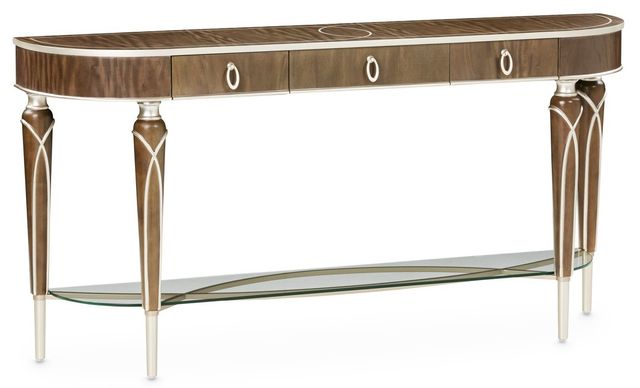 Michael Amini® Villa Cherie Hazelnut Console Table | Lacks Furniture ...