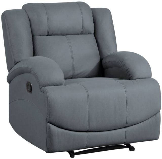 Homelegance® Camryn Graphite Blue Reclining Chair | Urner's ...
