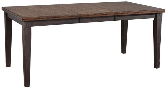 TEI Shelton Jacobean/Rustic Burnt Ginger Dining Table | L&L Furniture ...