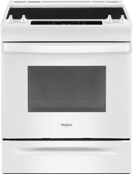 Whirlpool® 30" White Slide In Electric Range | Midland Appliance World ...
