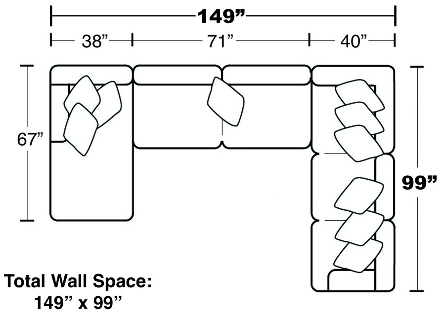 Jackson Furniture Middleton 3 Piece Cement Left Arm Facing Sectional and Chaise Store For Homes Furniture Flooring Newton IA