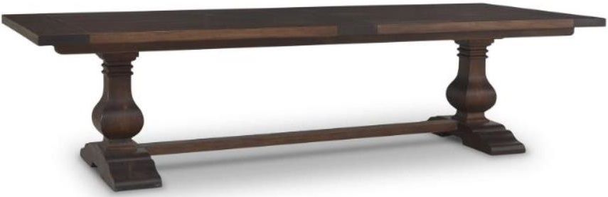 Bramble Cocoa 120'' Trestle Dining Table | Livingston, TN