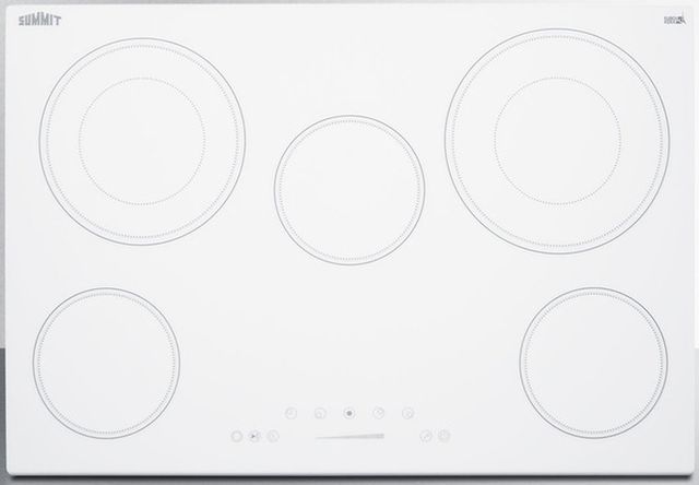 Summit® 30" White Electric Cooktop