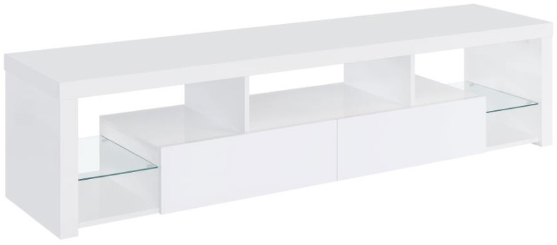 Coaster white tv stand store