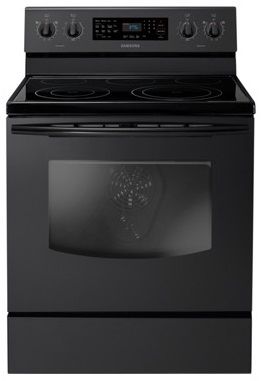 Samsung 30" Free Standing Electric Range-Black | Riverside Appliances