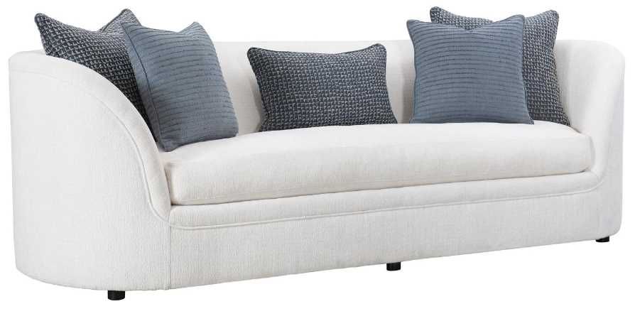 Bernhardt Amara White Curved Sofa | Marshall's Home Living | Kelowna, BC
