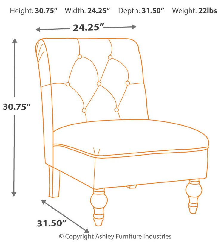 Signature Design by Ashley Degas Oatmeal Accent Chair Green River Appliance