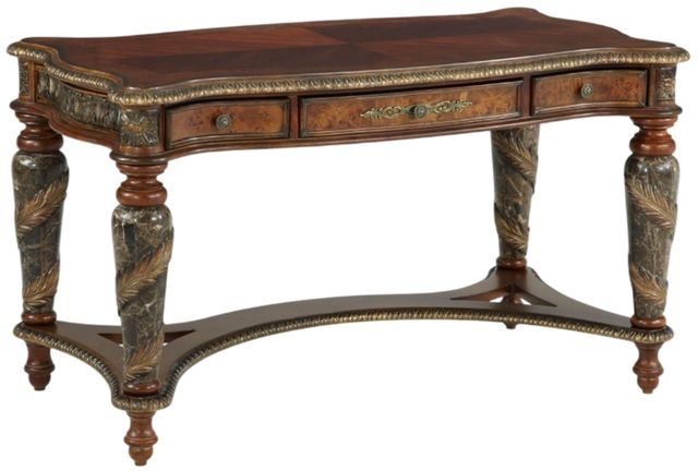 Michael Amini® Villa Valencia Classic Chestnut Writing Desk | JR ...