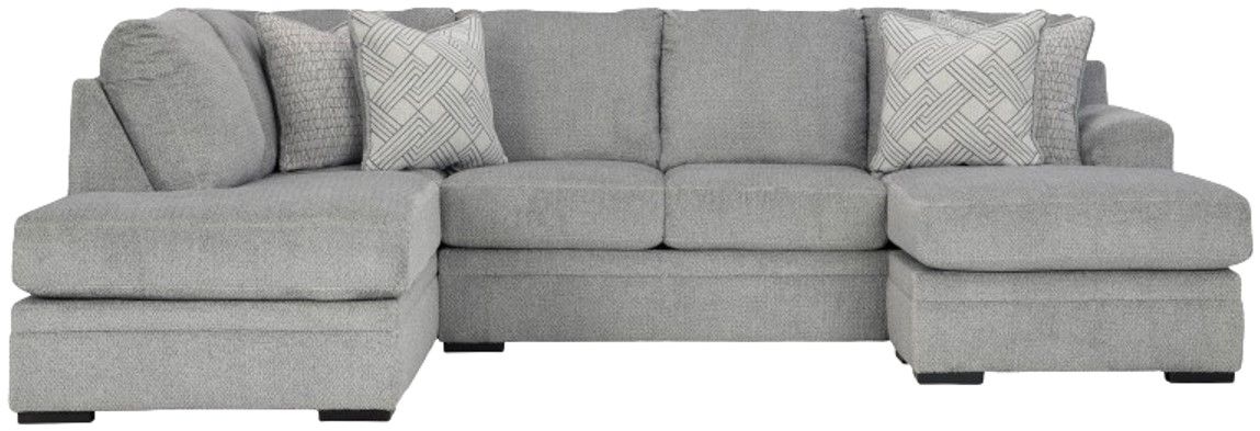 Signature Design by Ashley® Casselbury 2-Piece Cement Left Arm Facing ...