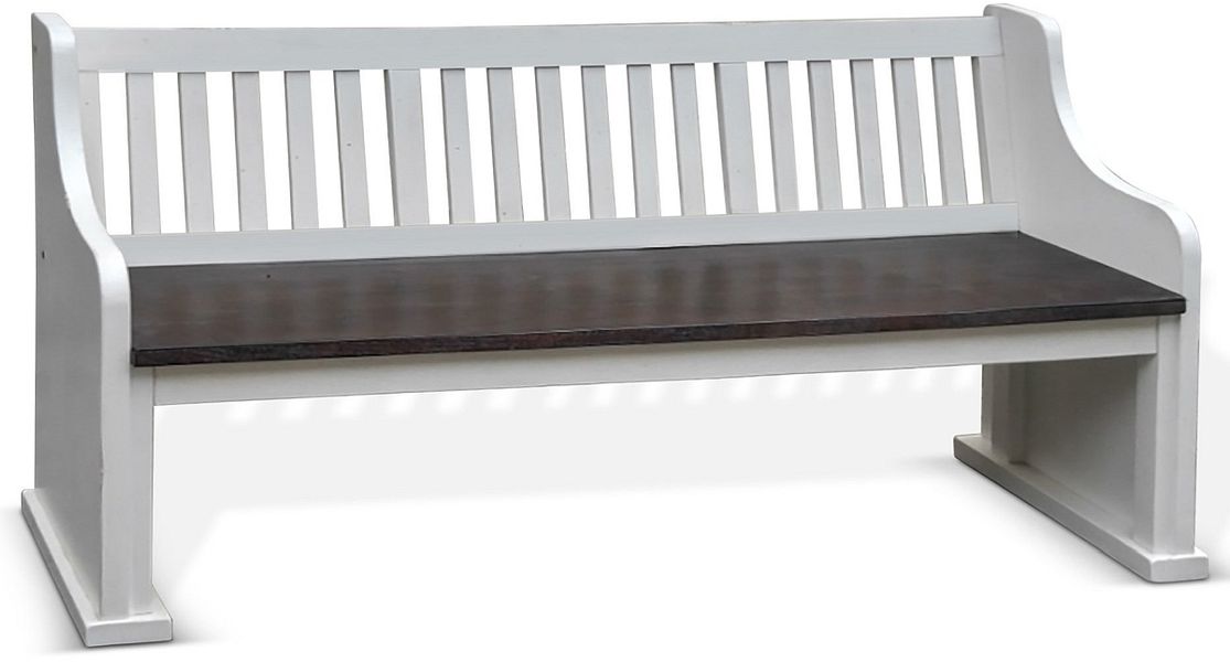Sunny Designs™ Carriage House European Cottage Bench With Back | Lacks ...