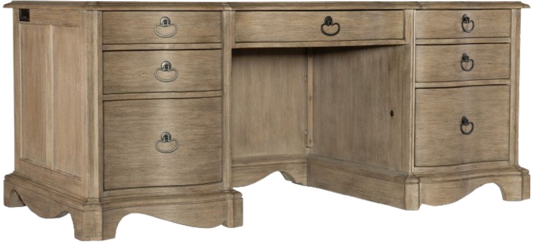Hooker® Furniture Work Your Way Corsica Light Wood Executive Desk ...