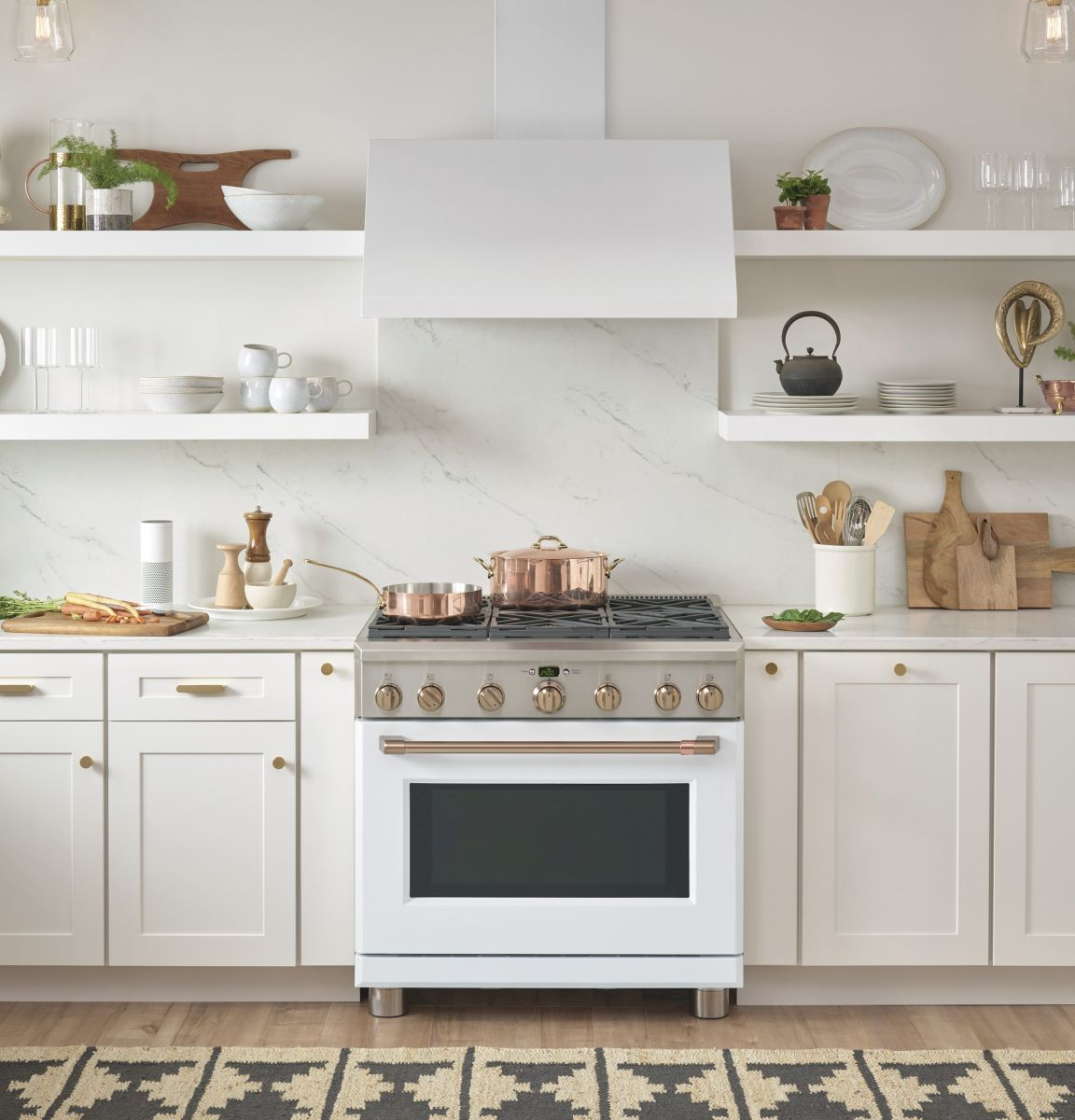 Matte white range hood store