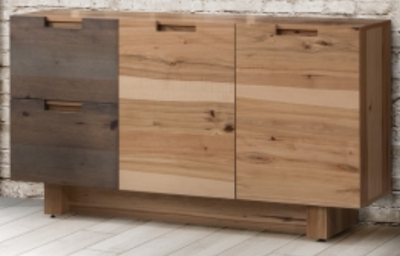 Tomali KASA Natural Hickory Veneer Buffet | Mobilier Enorã | Granby ...