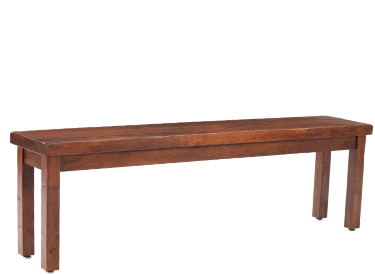 Mavin Plank 60" Dining Bench | Lafferty's Home Center