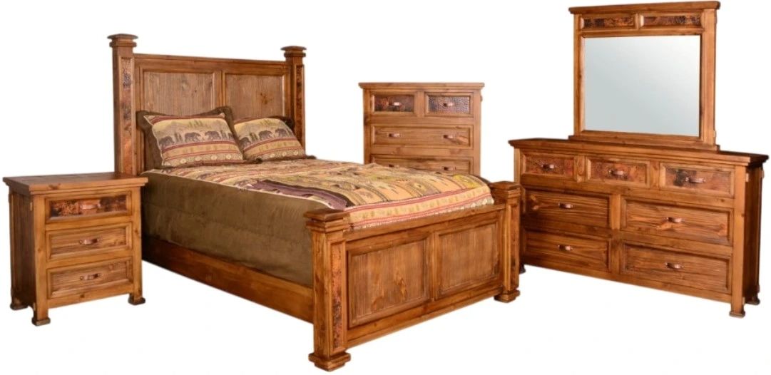 Horizon Home® Canyon Añejo 5-Piece Copper King Panel Bedroom Set ...