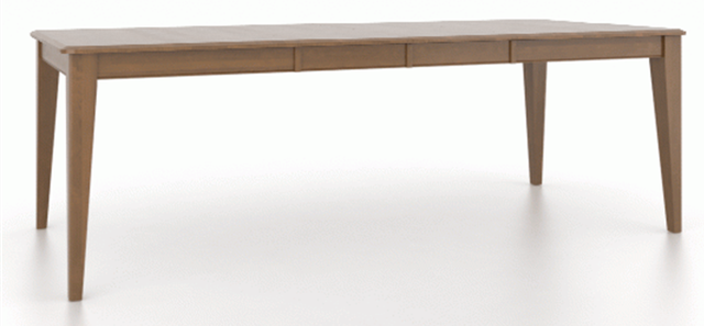 Canadel Customizable Gourmet 92" VE Base Dining Table with Two ...