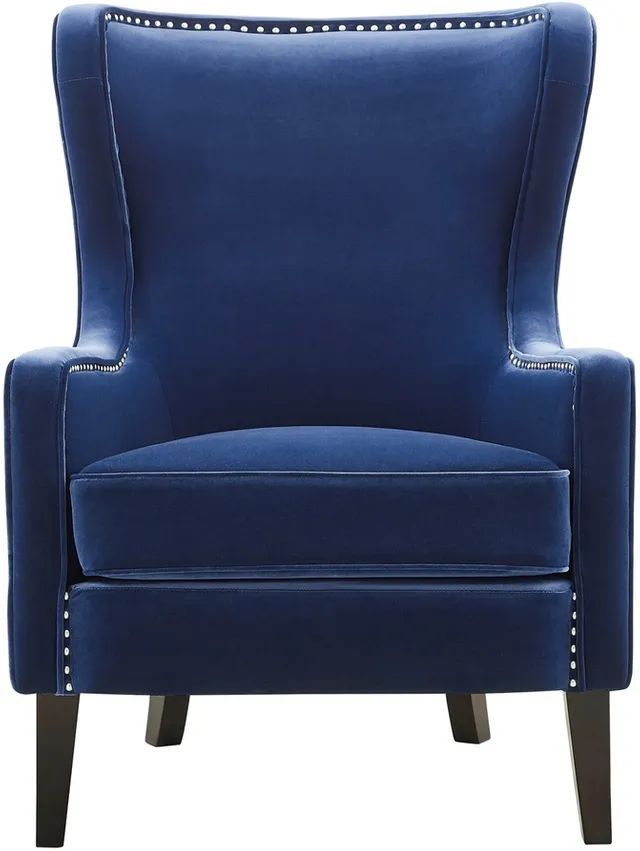 Steve Silver Co. Rosco Navy Accent Chair | Midwest Clearance Center ...
