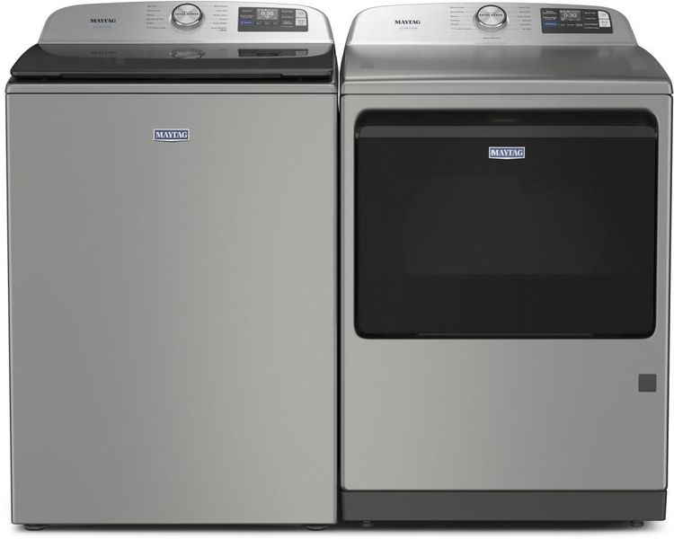 Maytag® Classic Silver Top Load Washer & Electric Dryer Laundry Pair ...