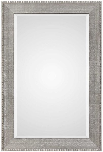 Uttermost® by David Frisch Leiston Metallic Silver Mirror | Fitzgerald ...