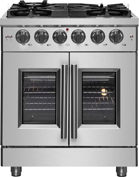 FORNO® Massimo 30" Stainless Steel Pro Style Gas Range | Aztec ...