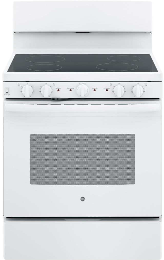 GE® 30" White Free Standing Electric Range | Ken's Appliance & America ...