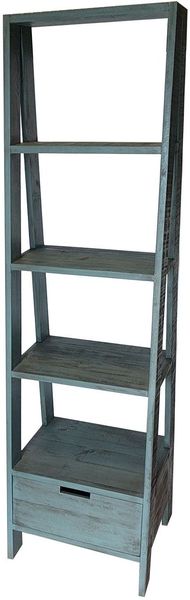 TEI Curio Turquoise Ladder Shelf | Great Rooms Furniture and Mattresses