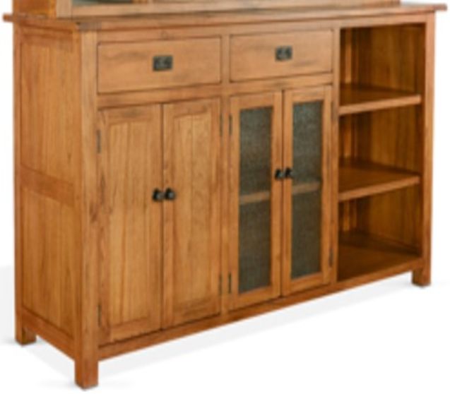 Sunny Designs™ Sedona Rustic Oak Buffet | Fischer Furniture | Rapid ...