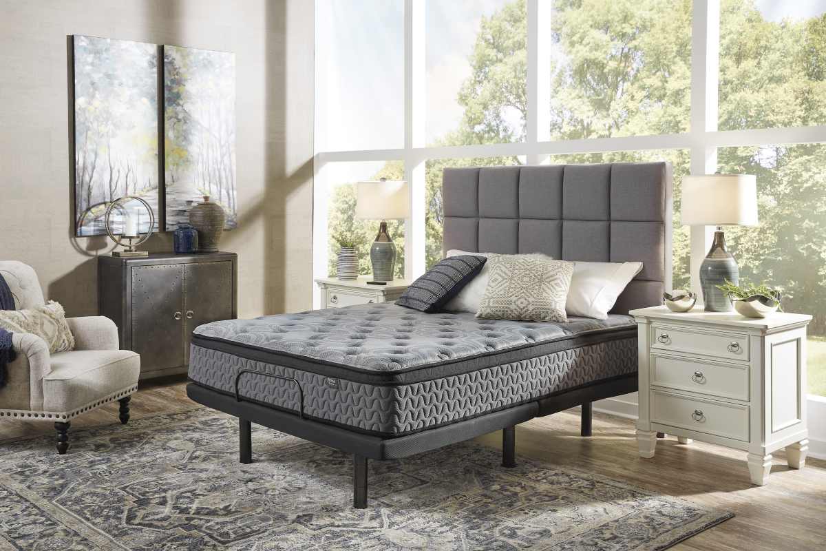 Sierra Sleep by Ashley Augusta2 Hybrid Firm Euro Pillow Top Full Mattress in a Box Simply Sleep Better Rapid City SD