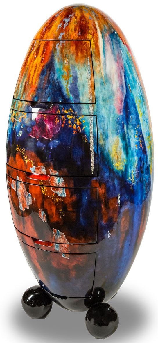 Michael Amini® Illusion Accents™ Multi-Color Oval Chest | Lacks ...