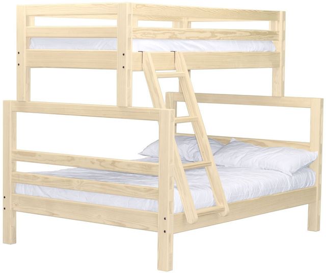 Crate Designs™ Furniture Unfinished Twin XL/Queen Offset Ladder End ...