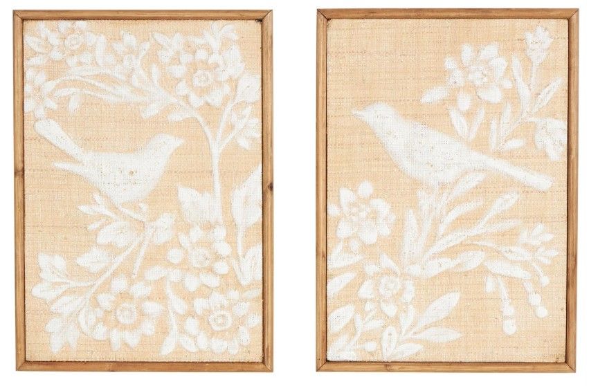 Deco Marche 2-Piece Brown Bird Wall Decor Set | Fischer Furniture ...