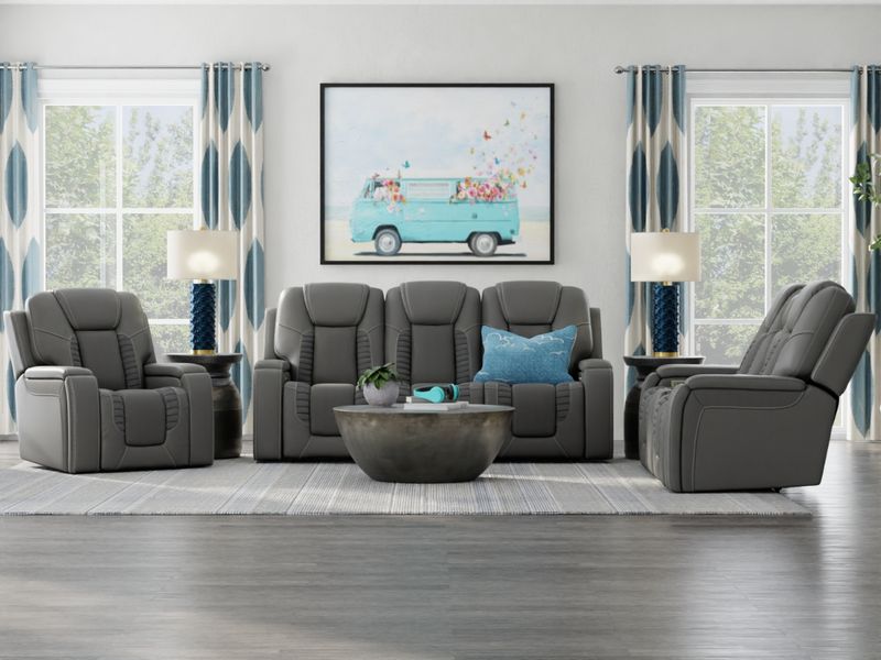 Orchestra Sofa, Loveseat, and Recliner Set | Bob Mills Furniture